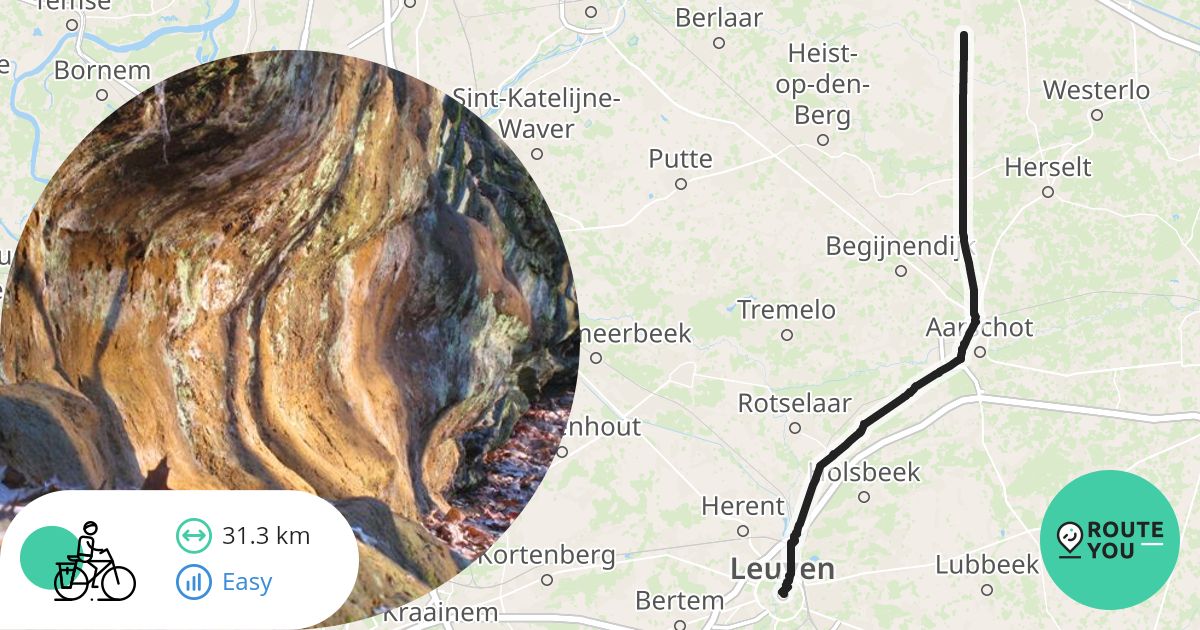 Morkhoven - Leuven - Recreatieve fietsroute | RouteYou