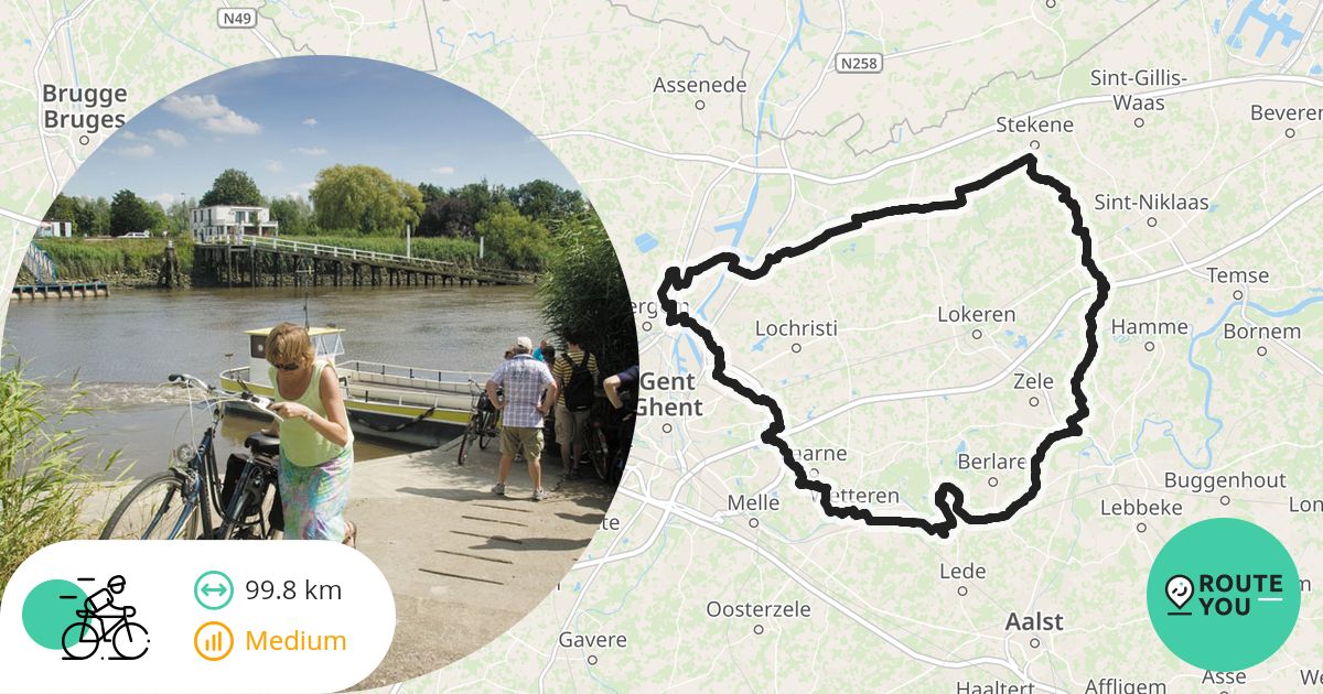 Evergem - Racefietsroute | RouteYou