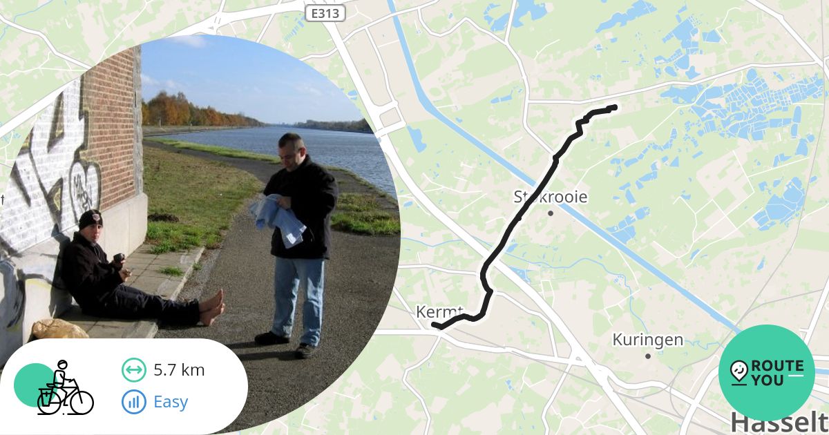 Kermt - Zolder - Recreatieve fietsroute | RouteYou