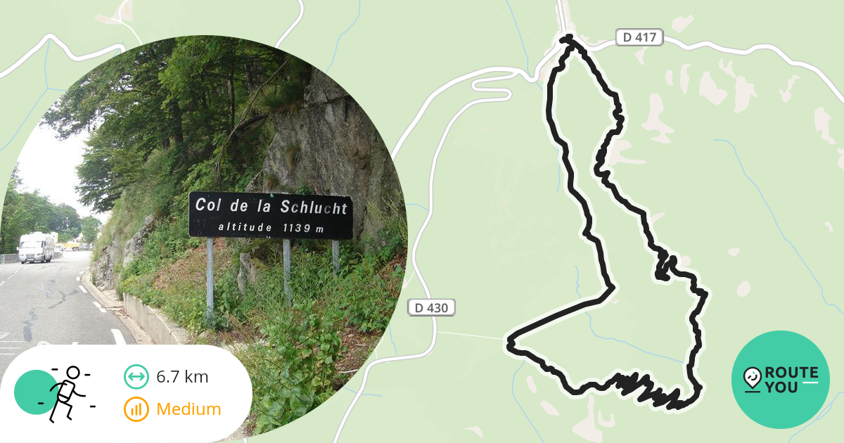 schlucht - sentier des roches 6.7km - Looproute | RouteYou