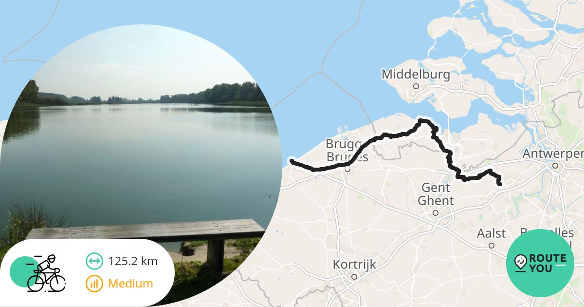 Naar oostende omweg - Racefietsroute | RouteYou