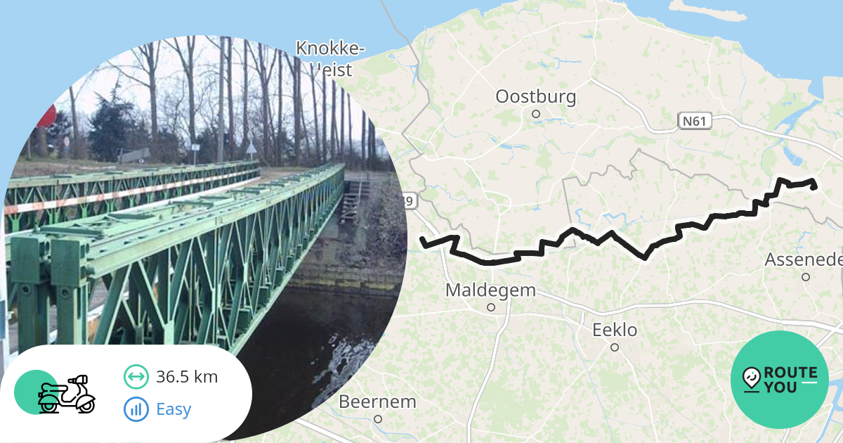 Philippine - Moerkerke - Scooterroute | RouteYou