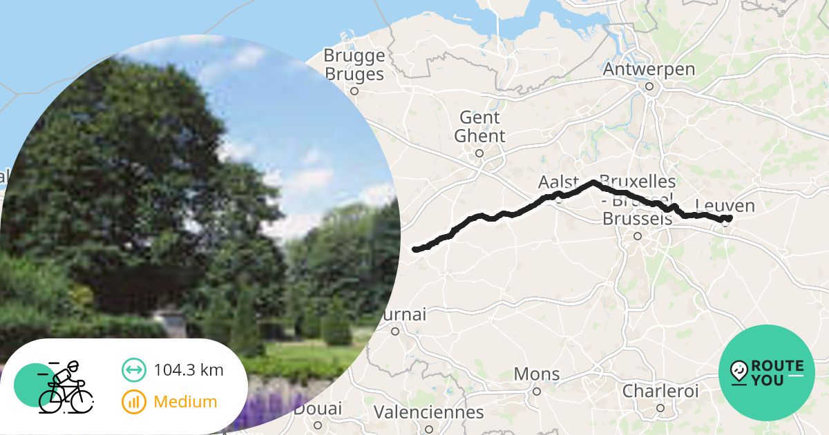Kessel-Lo - Tiegem - Road bike route | RouteYou