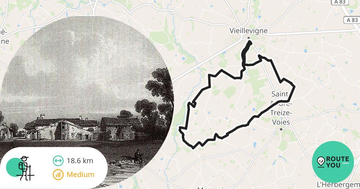 Circuit des Marches de Vendée - Itinéraire de randonnée | RouteYou