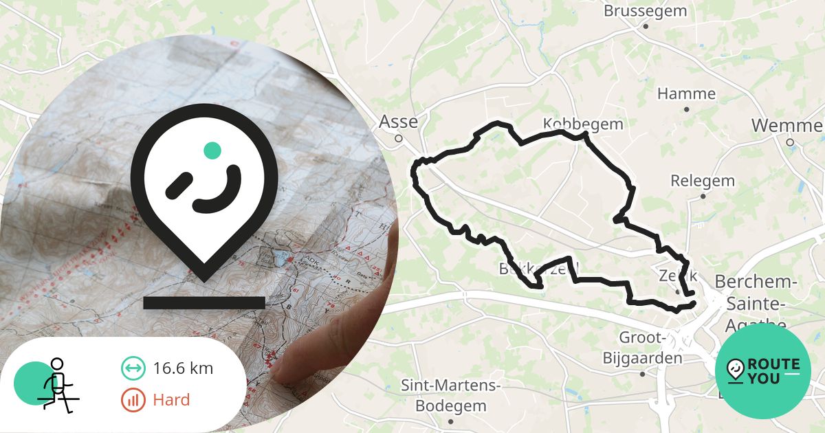 De Gordel 2025 - Asse-Zellik - 16km wandeling - Wandelroute | RouteYou