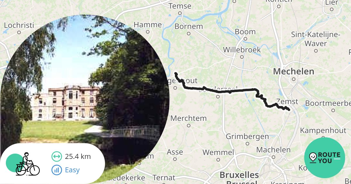 Zemst - Sint-Amands 07/25 - Fietsroute | RouteYou