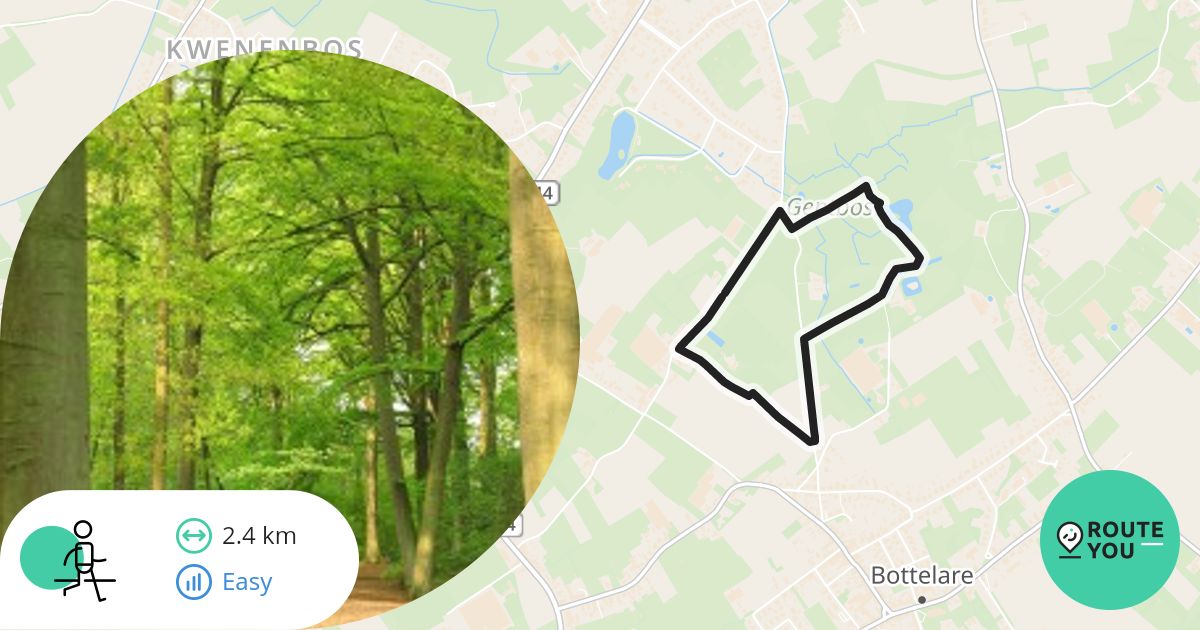 Gentbos wandeling. - Wandelroute | RouteYou