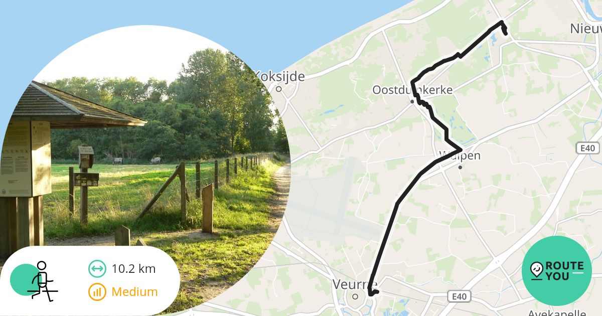 Van Veurne Naar Veurne - Wandelroute | RouteYou