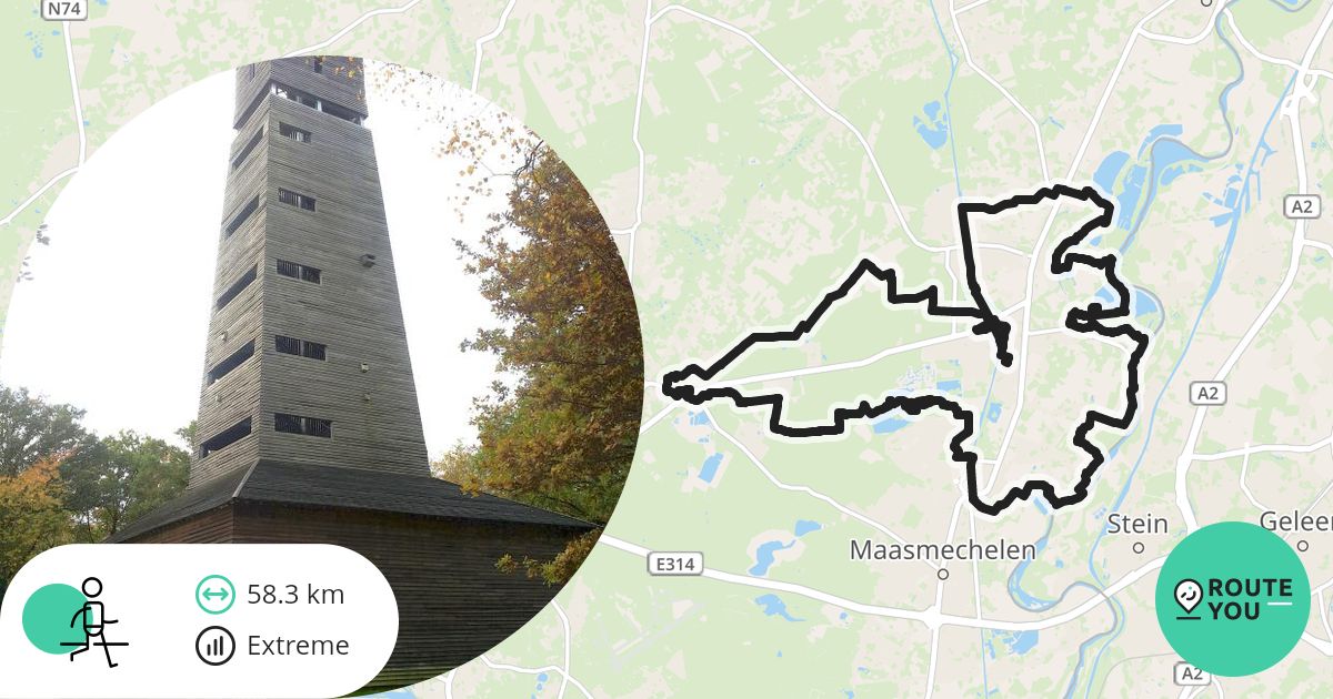 Door het natuurgebied bij Lanklaar - Wandelroute | RouteYou