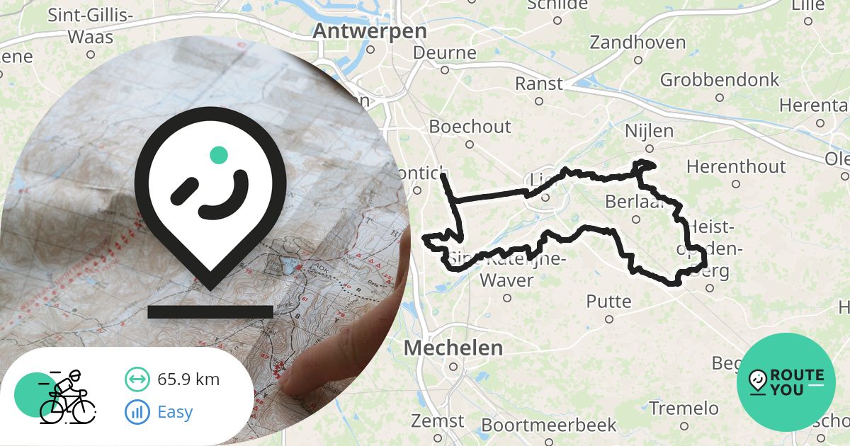 Hallaar-Averegten 66 km - Racefietsroute | RouteYou