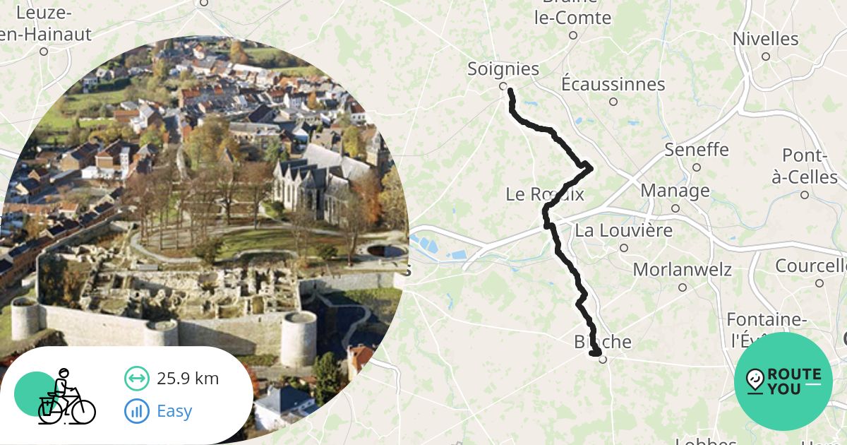 SOIGNIES - BINCHE - Balade à vélo | RouteYou