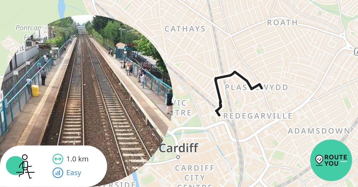 Cardiff - Walking route | RouteYou