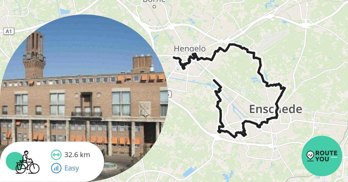 Hengelo - Recreatieve fietsroute | RouteYou