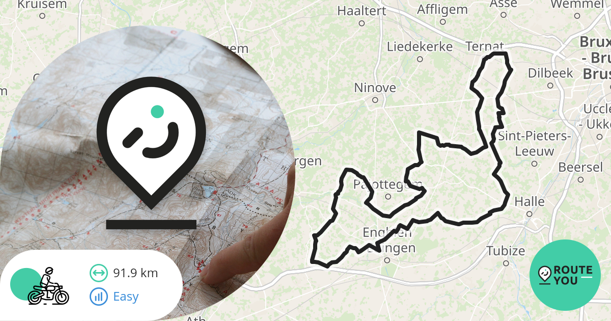 Pajottenland 100 km - Motorroute | RouteYou