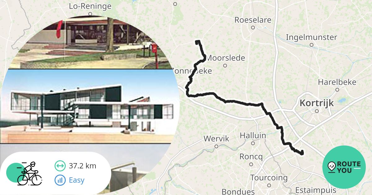 Aalbeke - Westrozebeke - Racefietsroute | RouteYou