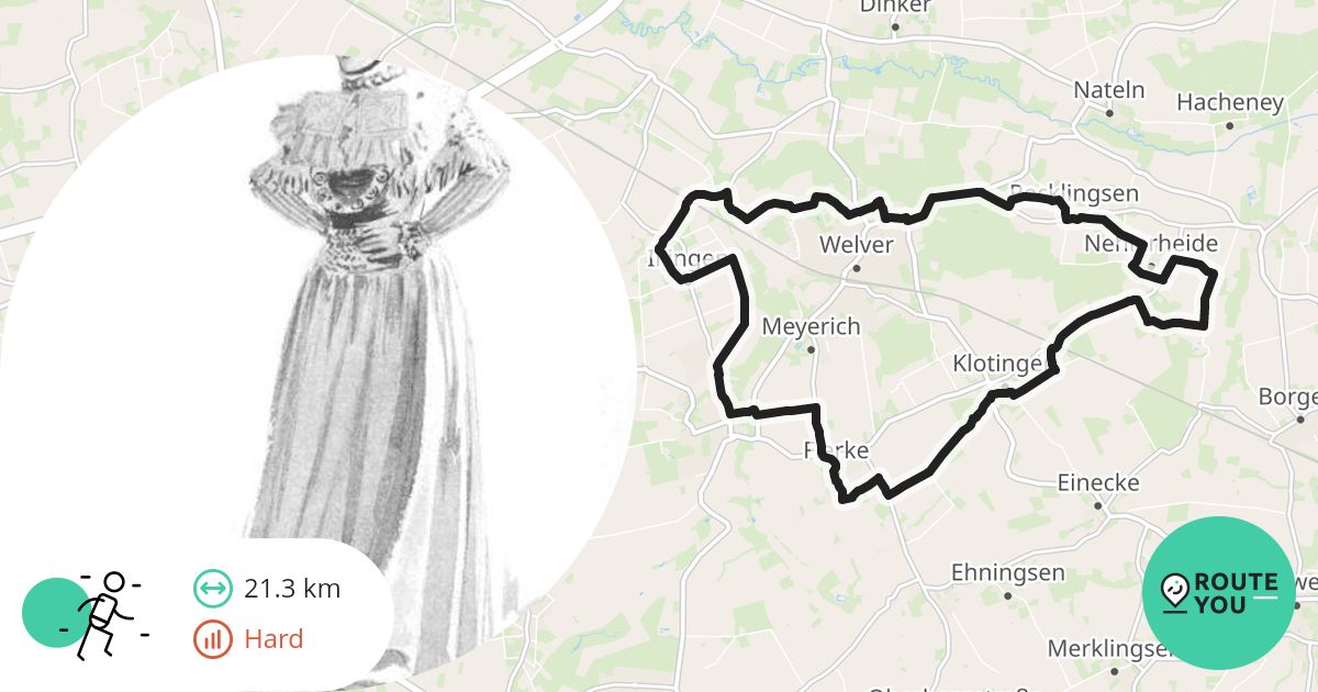 Half Marathon Route - Running/jogging route | RouteYou