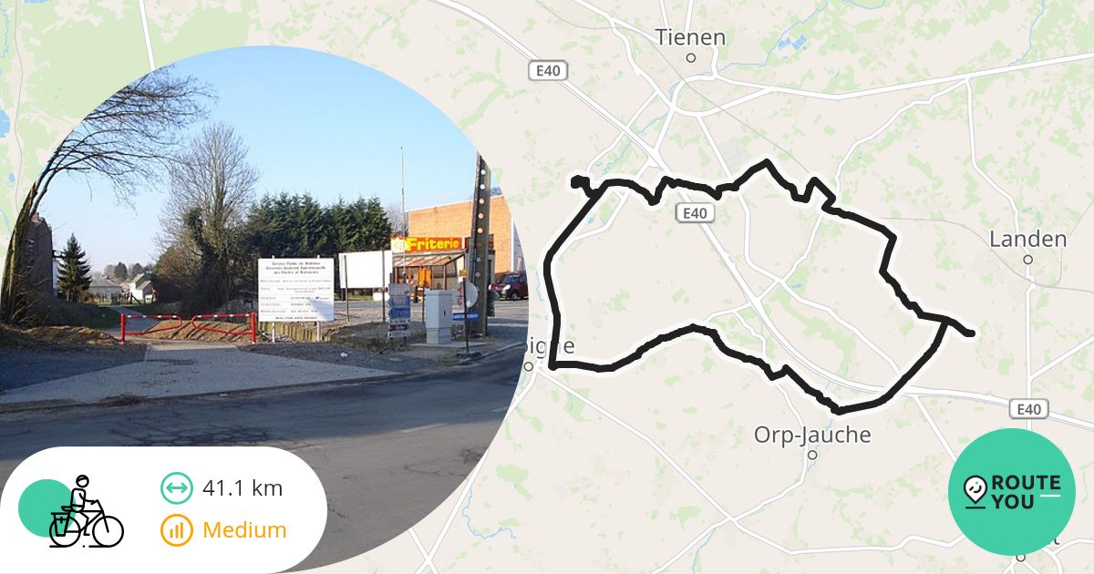 Lus begint in Hoegaarden 11-10-25 - Recreatieve fietsroute | RouteYou