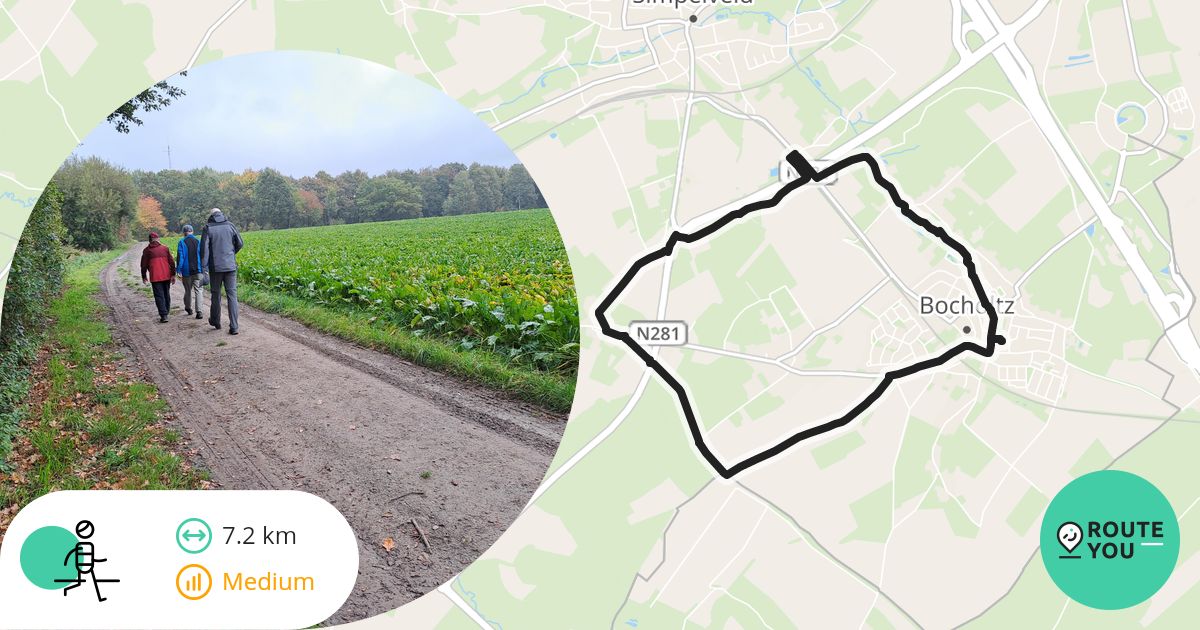 In het buitengebied van Simpelveld - Recreatieve wandelroute | RouteYou