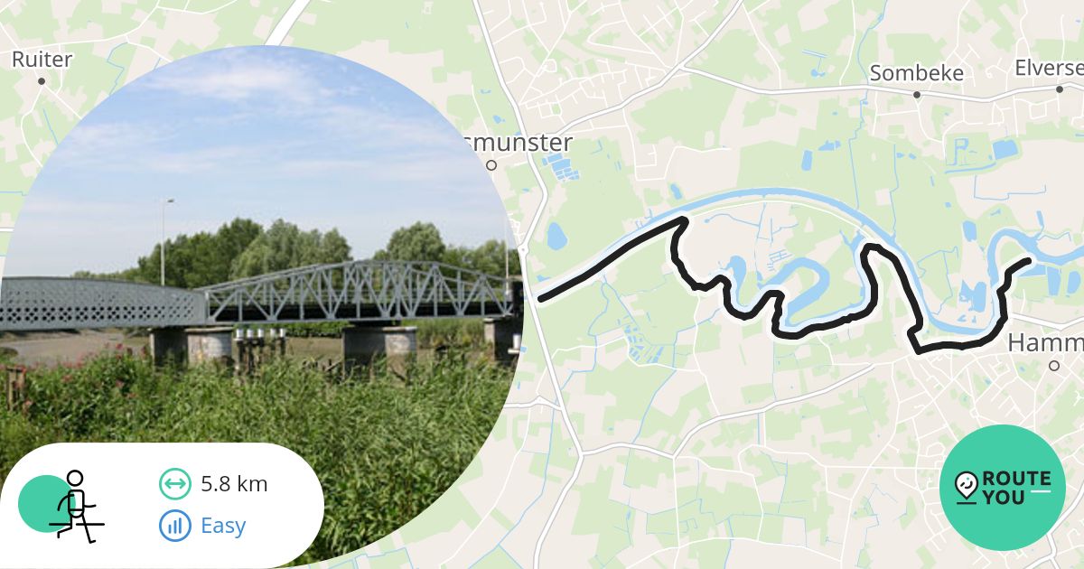 Waasmunster - Hamme LUS1 - Wandelroute | RouteYou