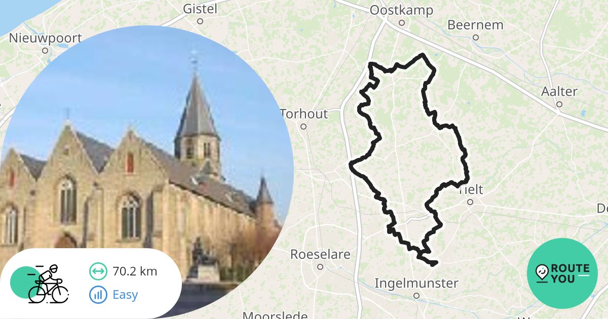Meulebeke - Racefietsroute | RouteYou
