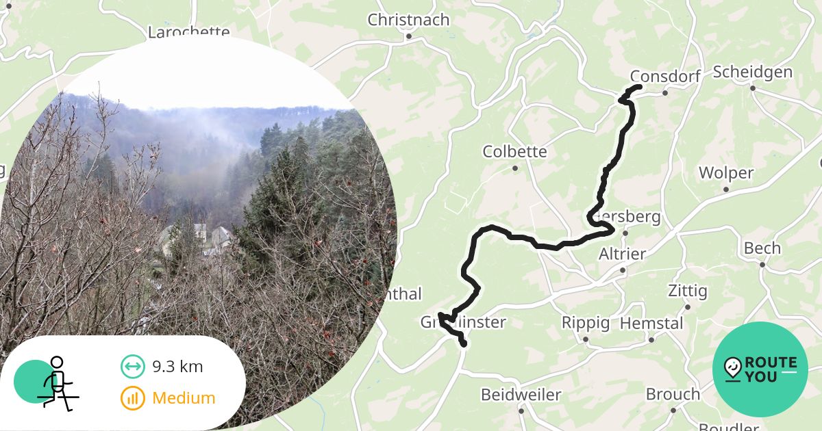 Junglinster - Consdorf - Wandelroute | RouteYou