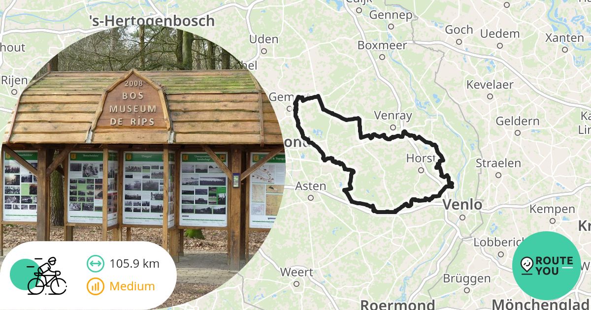 Grubbenvorst 2026 111km - Racefietsroute | RouteYou