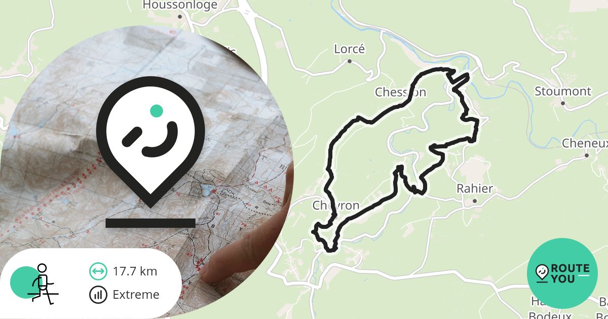 Chevron-rond - Wandelroute | RouteYou