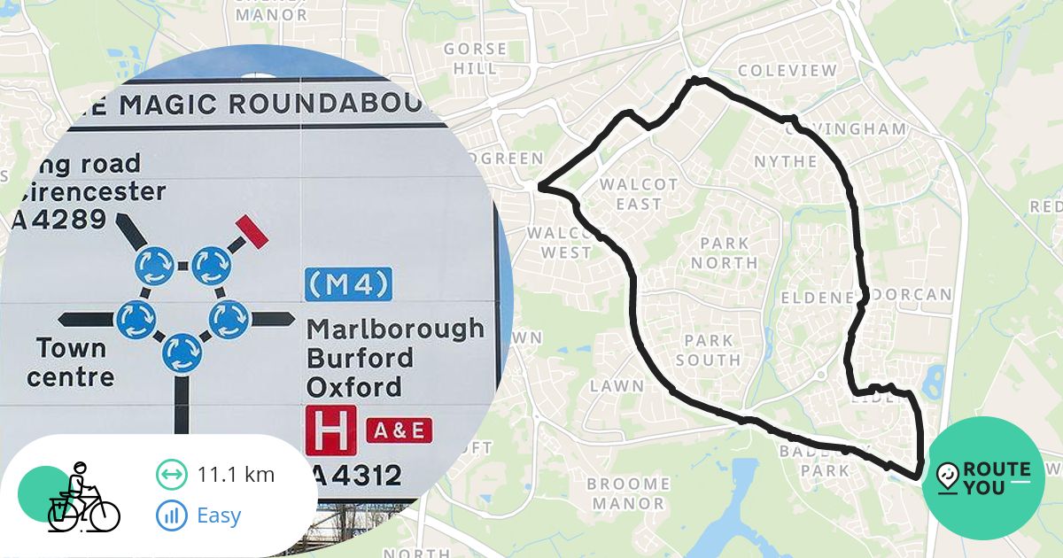 Dorcan Round - Recreational cycle route | RouteYou