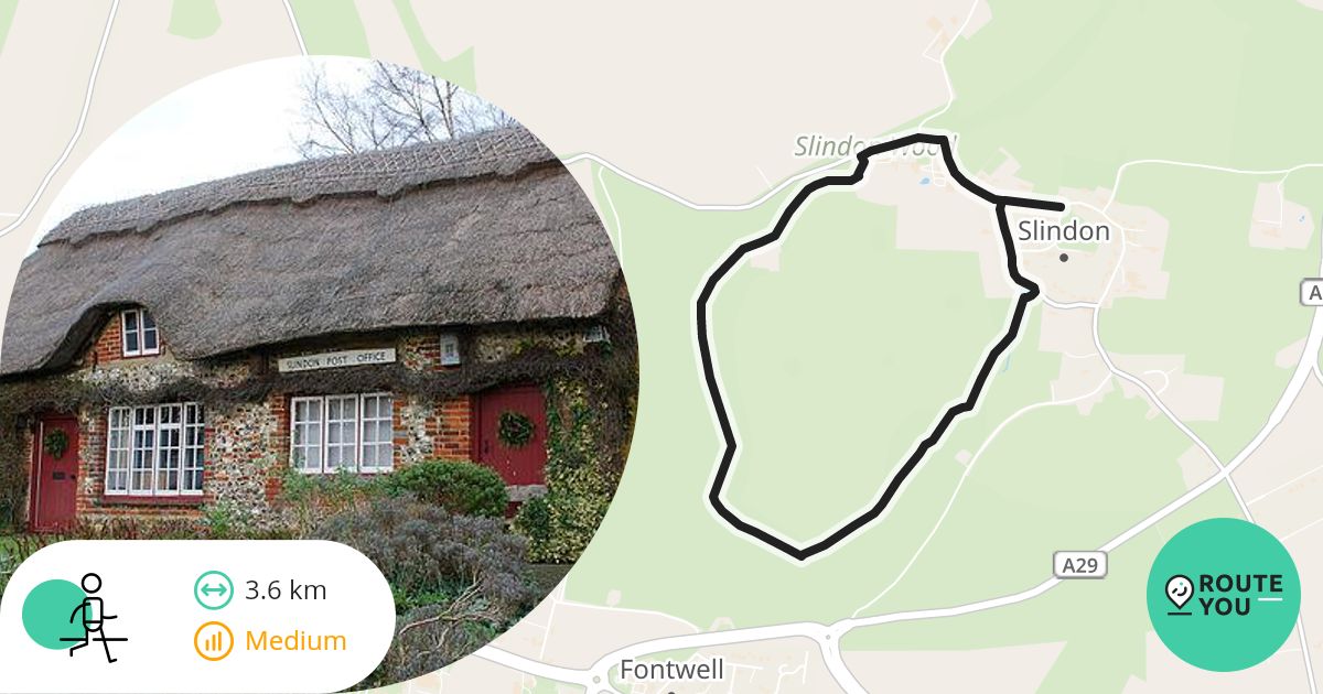 Slindon medieval park pale and village walk, Slindon Estate - Walking ...