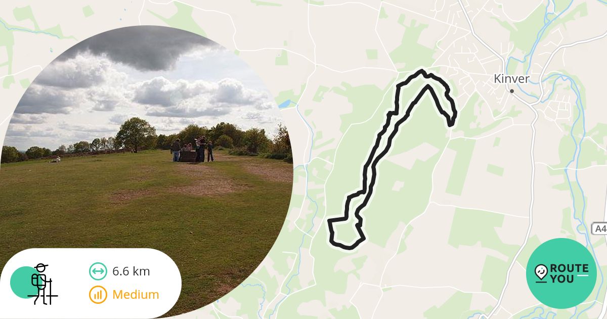 Centenary Trail, Kinver Edge - Hiking route | RouteYou