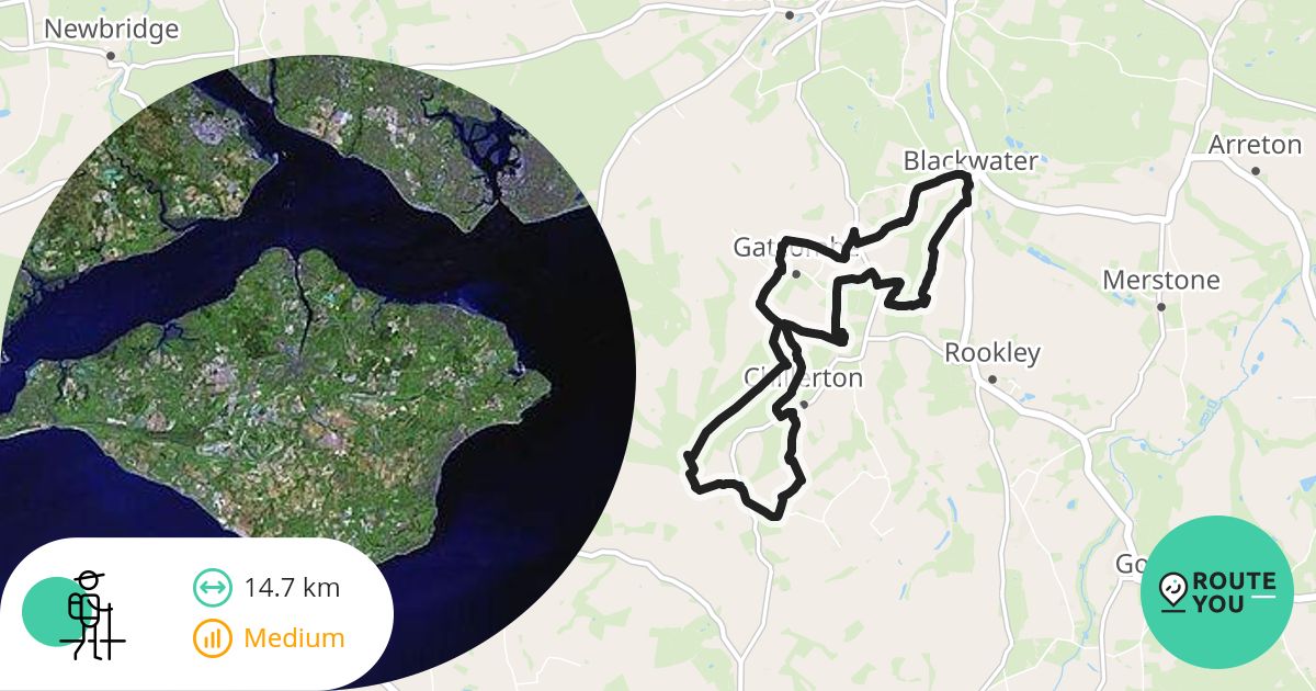 Challenging Chillerton Down Walk, Isle of Wight - Hiking route | RouteYou