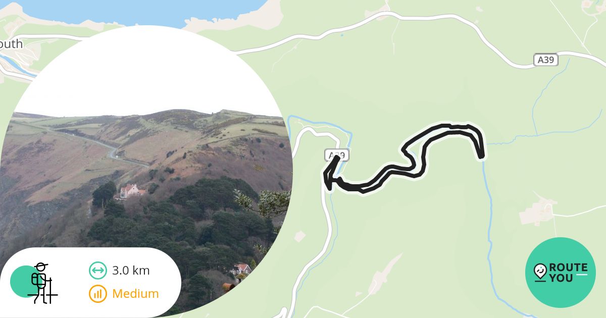 Watersmeet to Ash Bridge circular walk - Hiking route | RouteYou