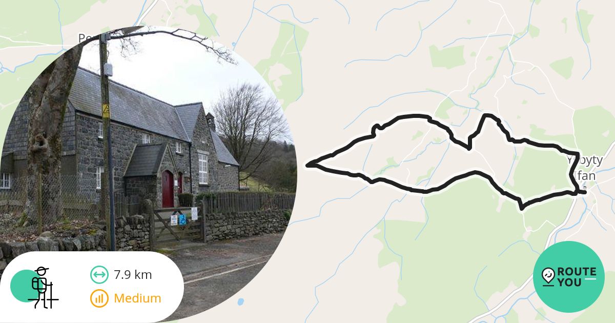 Ysbyty Ifan and Cwn Eidda Walk - Hiking route | RouteYou