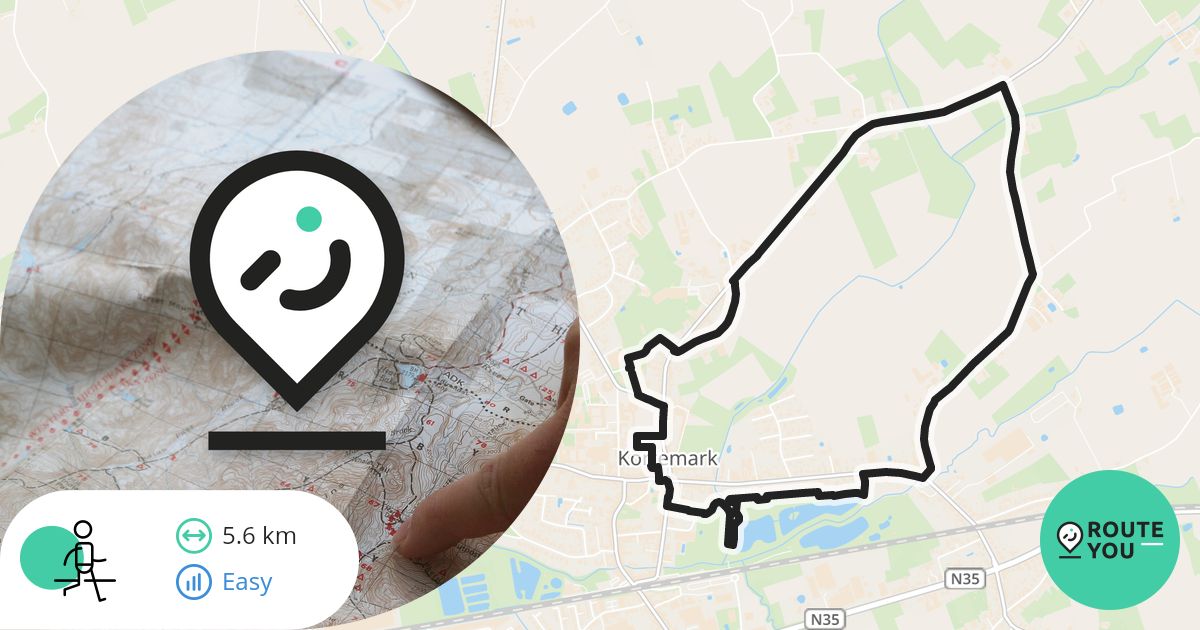 Kortemark - Wandelroute | RouteYou
