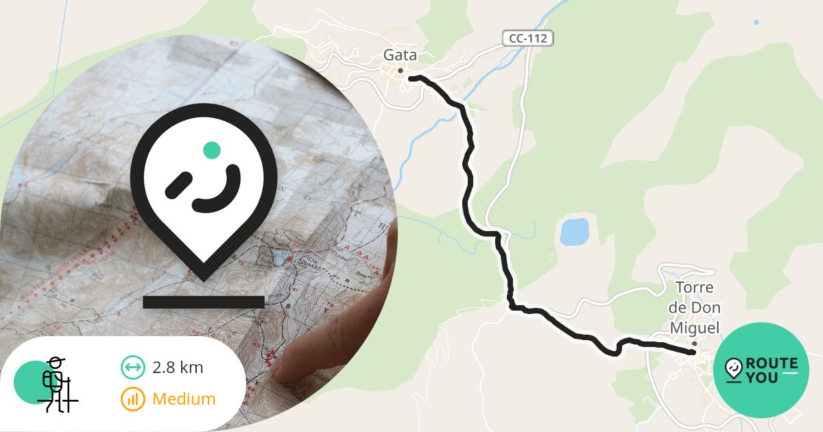 GR-10. Etappe 46. Torre de Don Miguel - Gata - Hikingroute | RouteYou