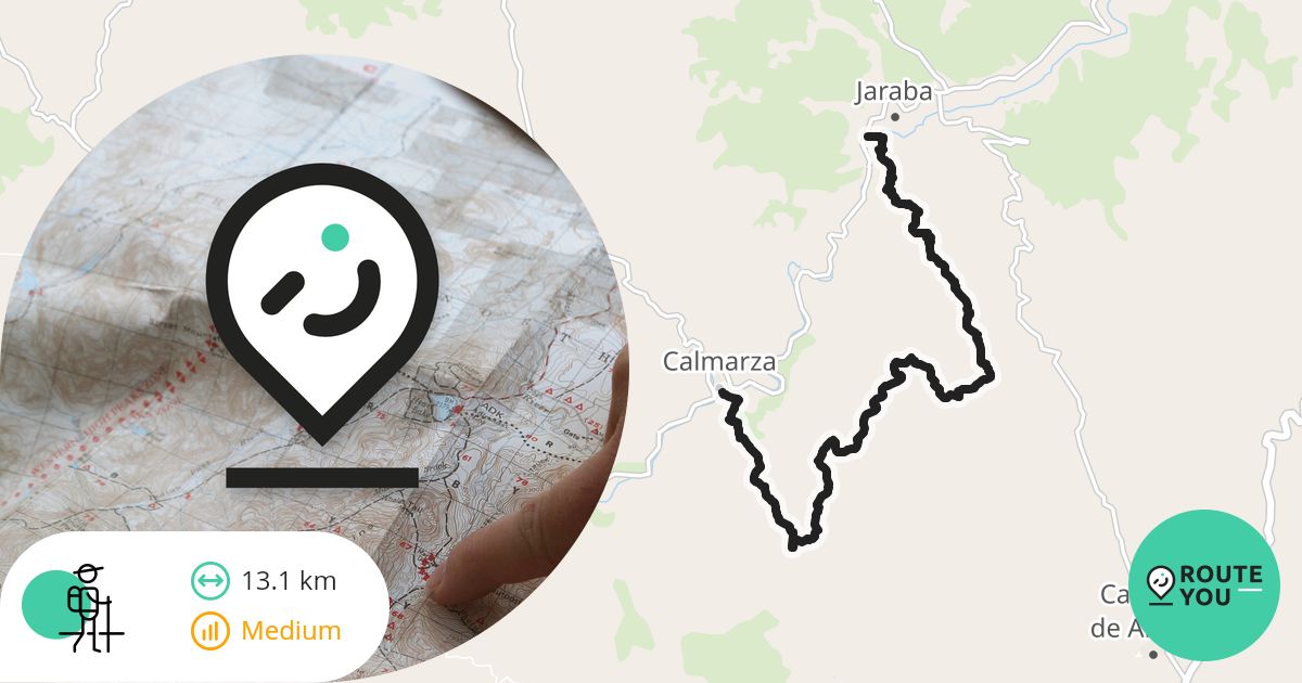 GR-24.1. Etappe 01. Calmarza-Jaraba - Hikingroute | RouteYou