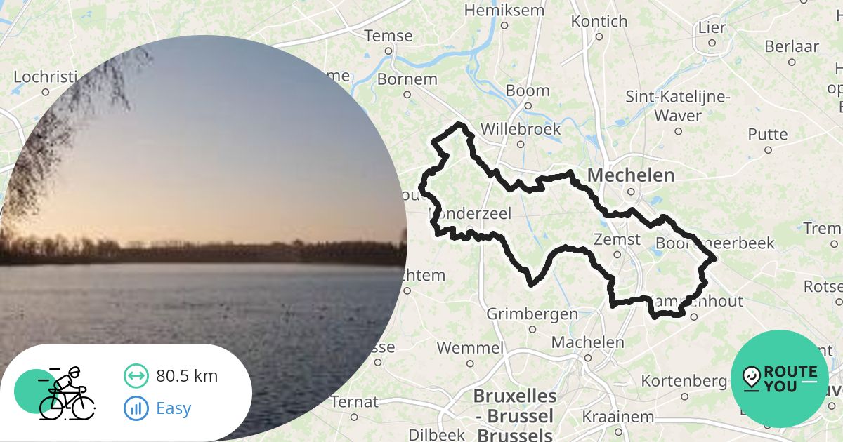Puurs - Racefietsroute | RouteYou