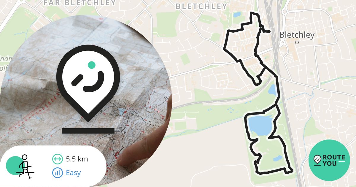 In Search of Alan Turing's Silver - Blue Lagoon - Walking route | RouteYou