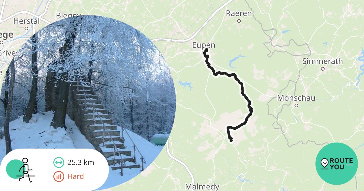 Venntrilogie Ovifat > Eupen - Wandelroute | RouteYou