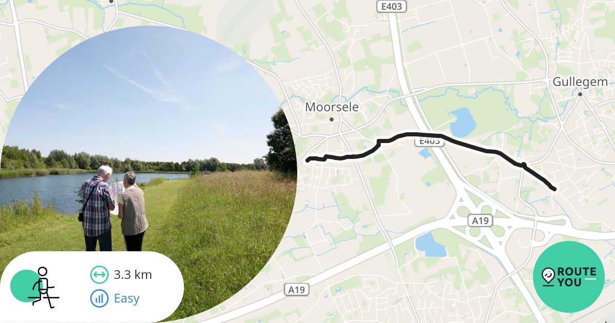 Gullegem - Moorsele - Wandelroute | RouteYou