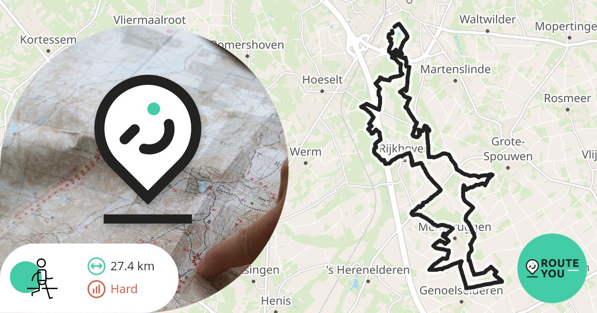 27km Alden Biesen Trail & Walk - Wandelroute | RouteYou