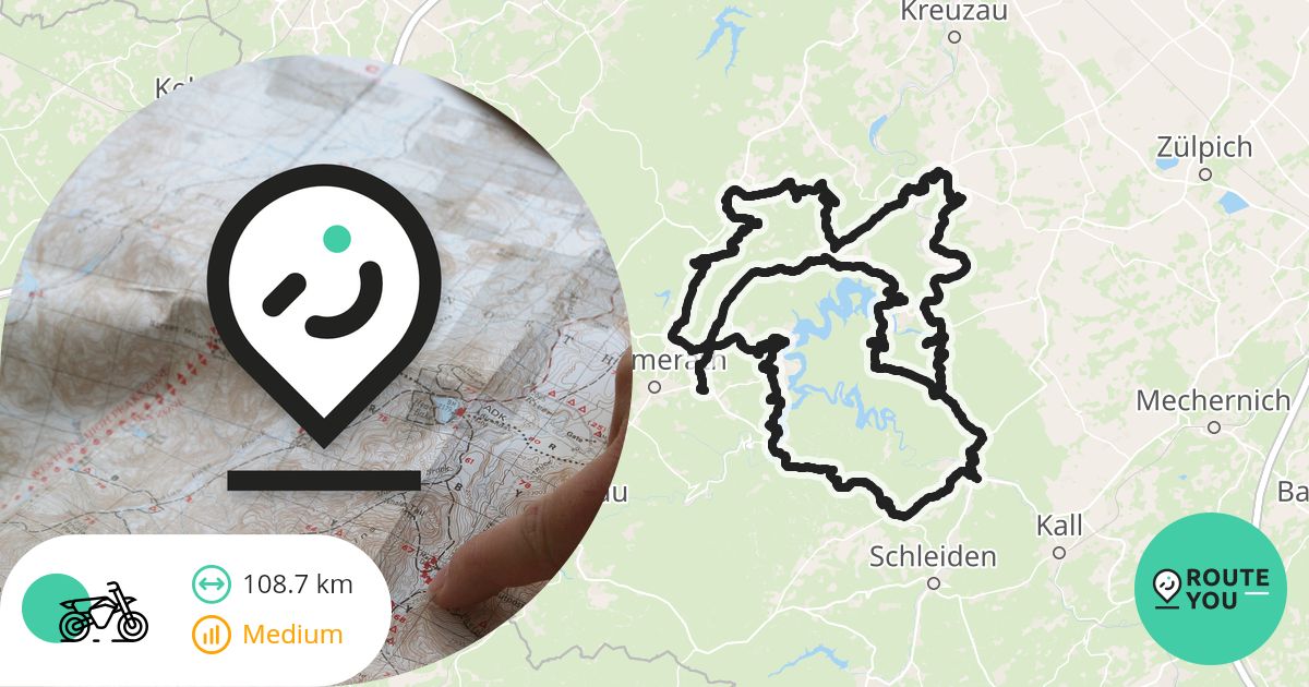 Route Ruhrstausee - Toermotorroute | RouteYou