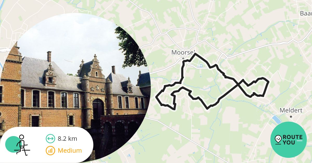 Bibbertocht Kriskras door Moorsel 3 - Wandelroute | RouteYou