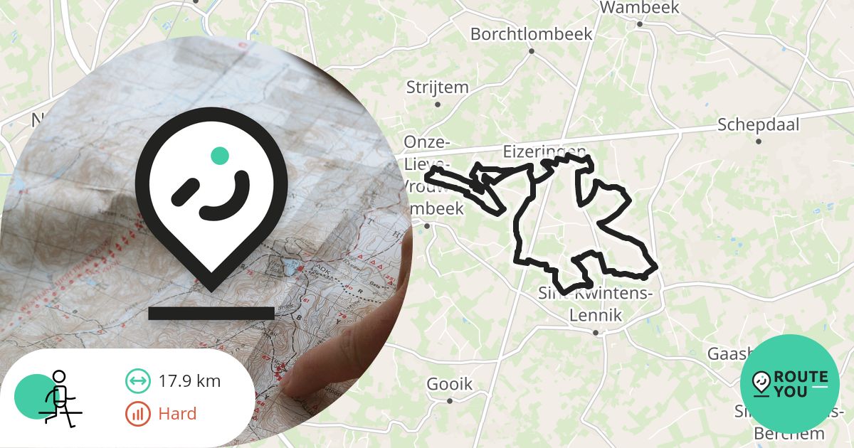 Windherentocht 18 km - Wandelroute | RouteYou