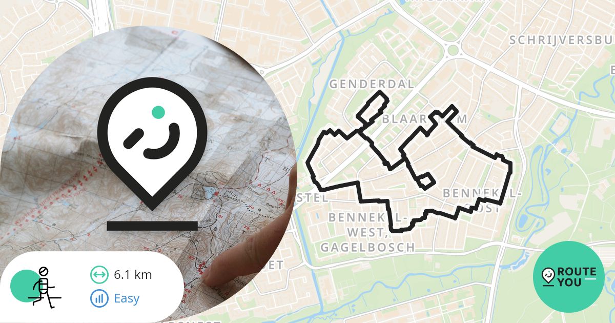 Componisten-buurt Wandeling - Recreational walking route | RouteYou