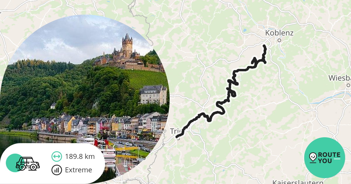 Kastelen langs de Moezel - Autoroute | RouteYou