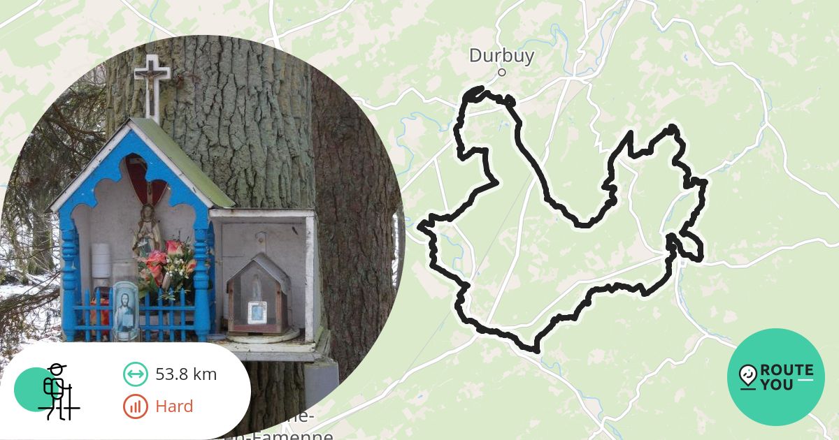 Hotton - Durbuy - Hotton - Hikingroute | RouteYou
