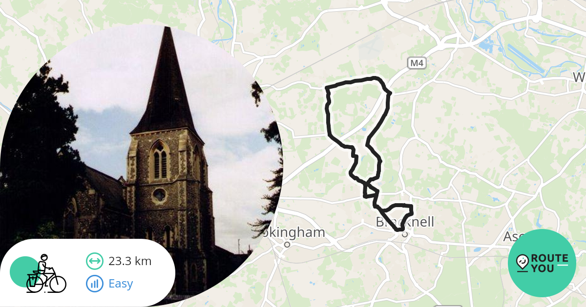 3 Counties Cycle Ride 15 mile (23km) route - Cycle route | RouteYou