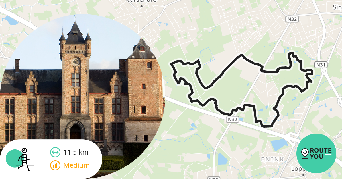 Drie kastelenroute - Recreatieve wandelroute | RouteYou