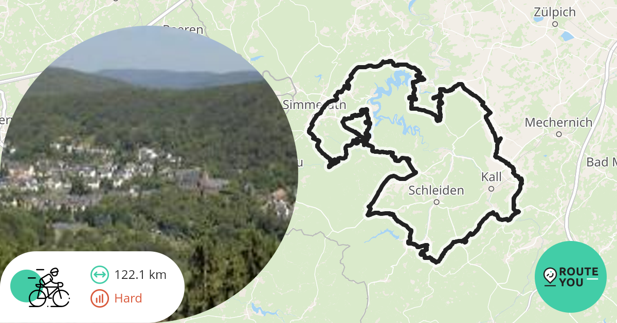 Tour durch die Eifel - Rennradroute | RouteYou